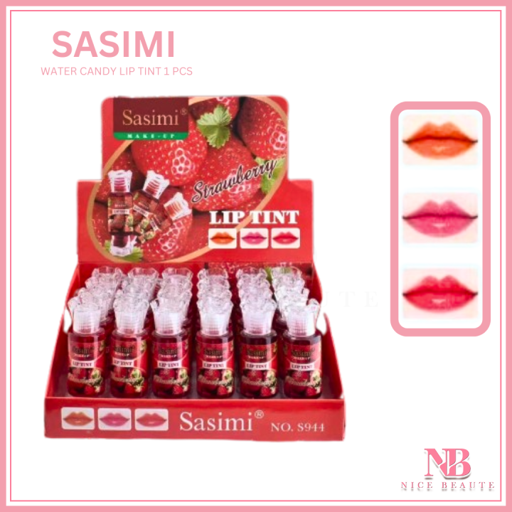 SASIMI WATER CANDY LIP TINT 1 PCS S944 (STRAWBERRY) | Lazada