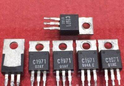 10pcs/lot C1971 2SC1971 NPN SILICON RF POWER TRANSISTOR Used Short PIN ...