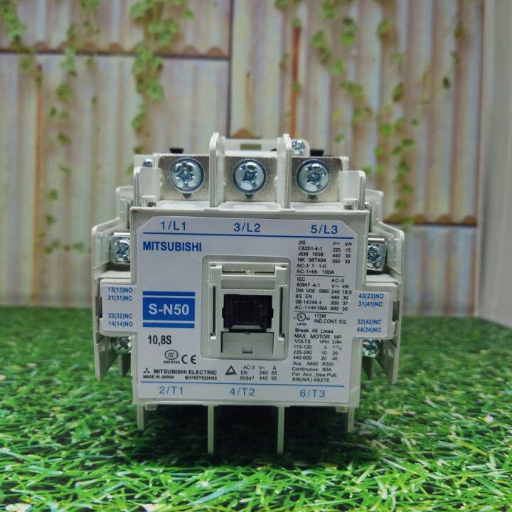 kontaktor mitsubishi tipe sn50 s-n50 sn-50 50 A ampere B16 BERKUALITAS ...