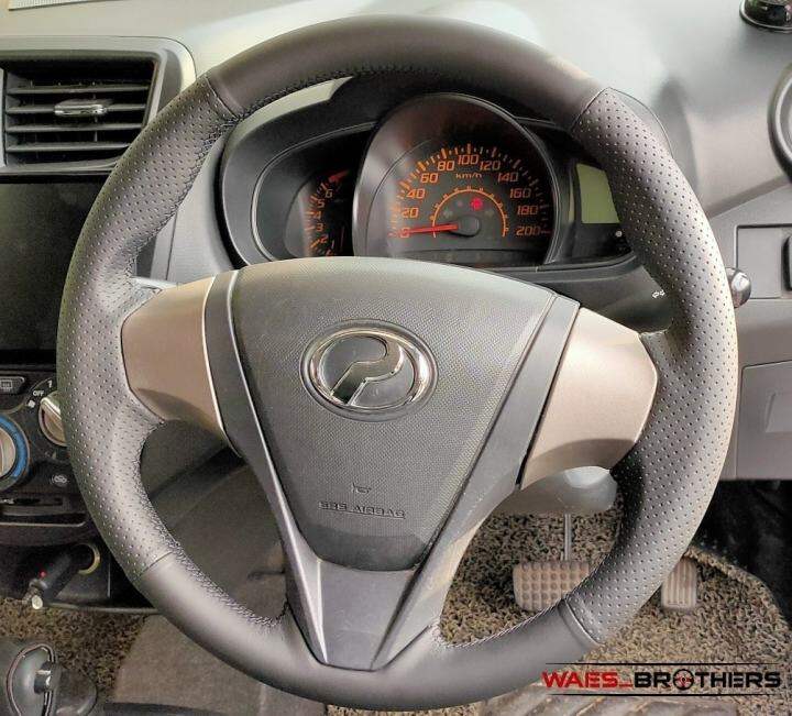Perodua Axia Cover Steering Perodua Bezza DIY Custom Hand Sewing ...