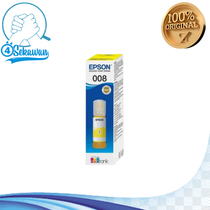 Tinta Epson 008 Yellow for Printer Epson L15150 | L15160 | Lazada Indonesia