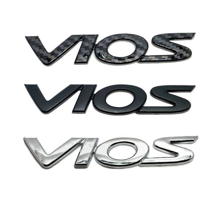 BuyV VIOS Sticker ABS Plastic Badge Emblems Trunk Car Side Letter LOGO ...