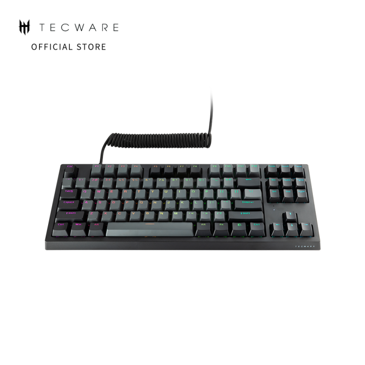 Tecware Phantom+ Elite 87 RGB Mechanical Keyboard - Black / White | Lazada