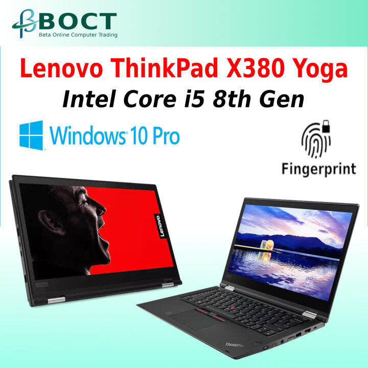 Refurbished Lenovo ThinkPad X380 Yoga / Intel Core i5 8th Gen / 13.3 ...