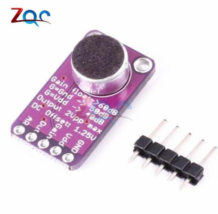 MAX9814 Microphone Amplifier Board Module Auto Gain Max 40dB/50dB/60dB ...