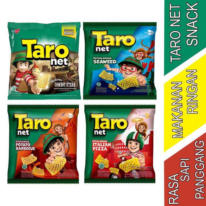 Snack Varian Rasa - Taro Net Pertualangan - Snack Chiki Ringan | Lazada ...