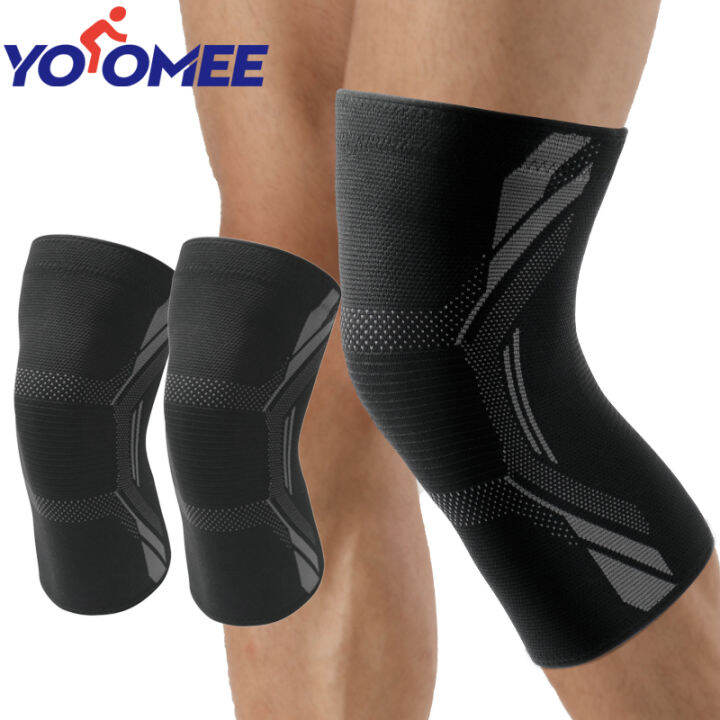 Yoomee สนับเข่า1คู่แผ่นป้องกันสนับเข่าแผ่นการกดเข่าสำหรับเล่นกีฬา ...
