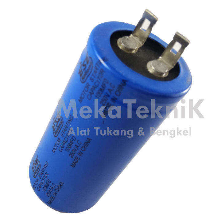 ESE NATIONAL KAPASITOR DINAMO 100 UF / CAPASITOR BULAT 100UF ...