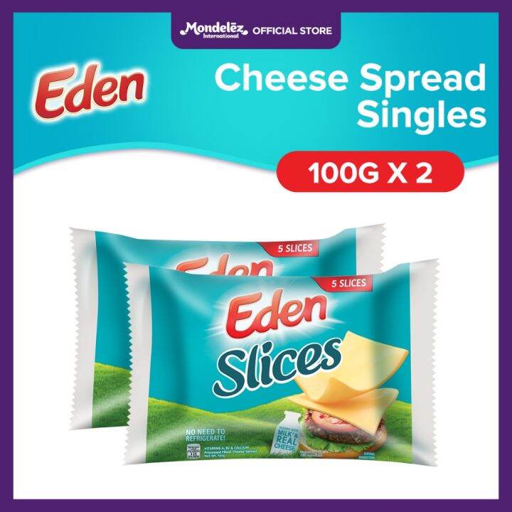New Spot Eden 5 Slices - Processed Filled Cheese Spread 100g for ...
