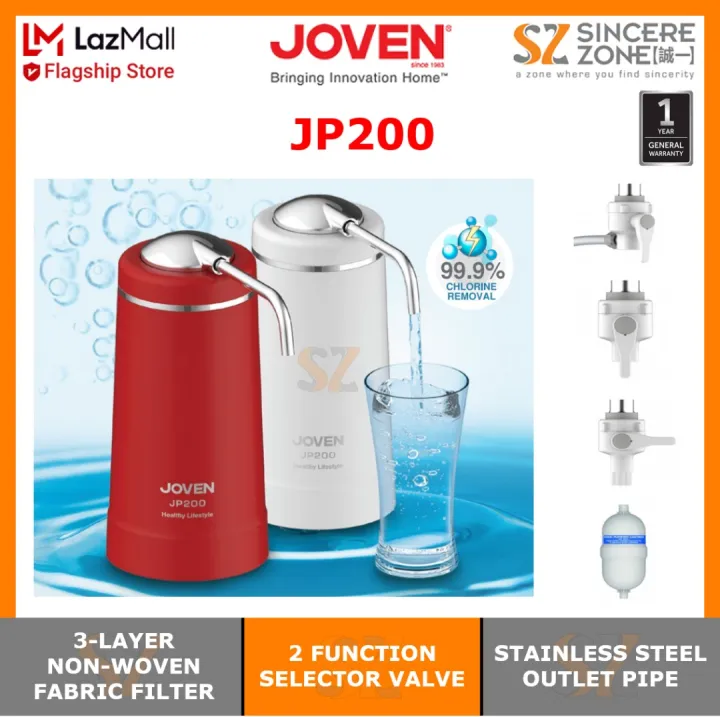 Joven JP200 Water Purifier (White / red) | Lazada