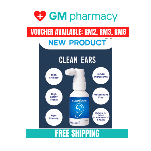 [FREE SHIPPING]Nur Care Clean Ears 15ml (For Ear Wax Removal wash ...