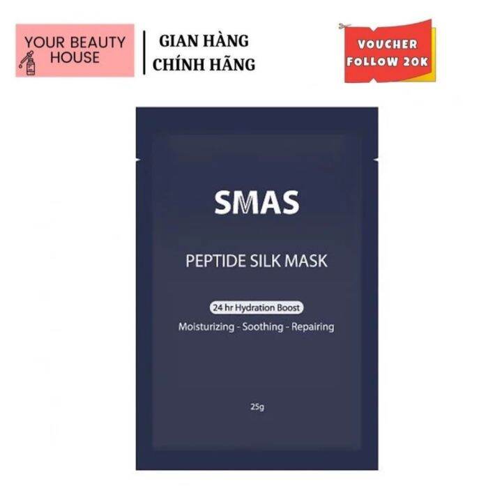[SMAS] Mặt Nạ Dưỡng Và Phục Hồi Da SMAS Peptide Silk Mask COMBO 10 ...