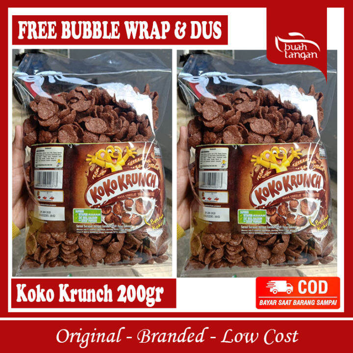 Koko Krunch Snack Original Branded Buah Tangan Kemasan 200gr | Lazada ...