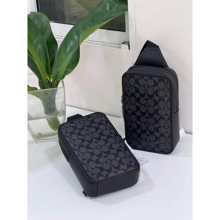 COACH C9867 SULLIVAN PACK IN SIGNATURE CANVAS | Lazada.co.th