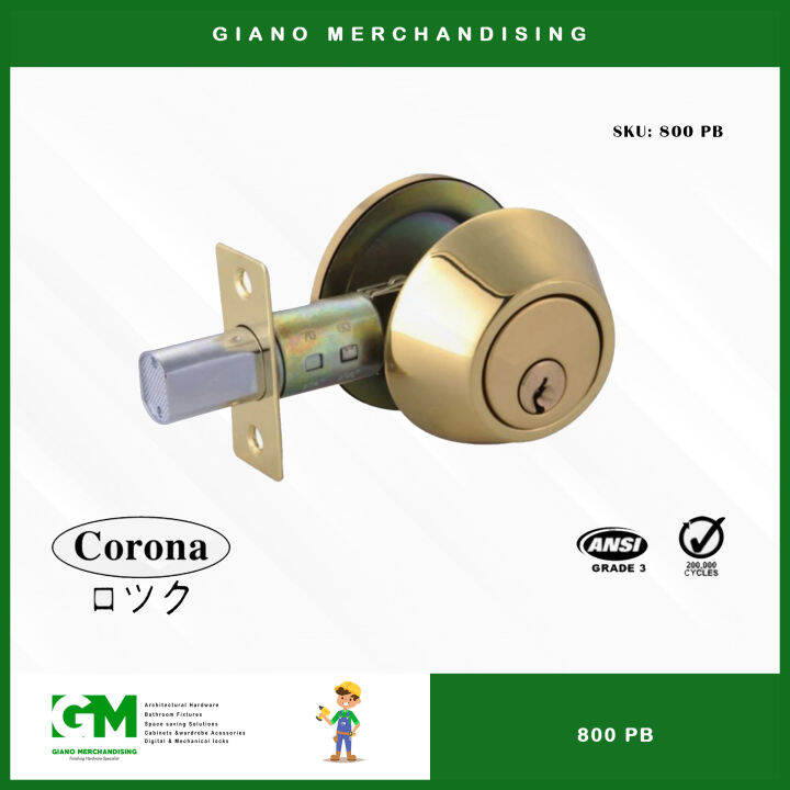 Deadbolt Double Lock 800 | Lazada PH