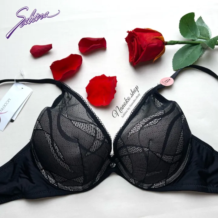 32A,32B,32C,32D เสื้อในซาบีน่า (มีโครง) รุ่น MODERN V รหัส SBI963BK ...