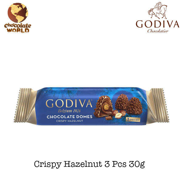 Godiva Domes Crispy Hazelnut 3P 30g | Lazada