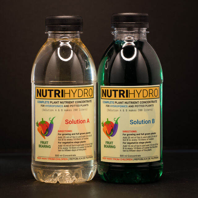 NutriHydro Fruit Bearing Nutrient Solution (A & B) - 500 ML | Lazada PH
