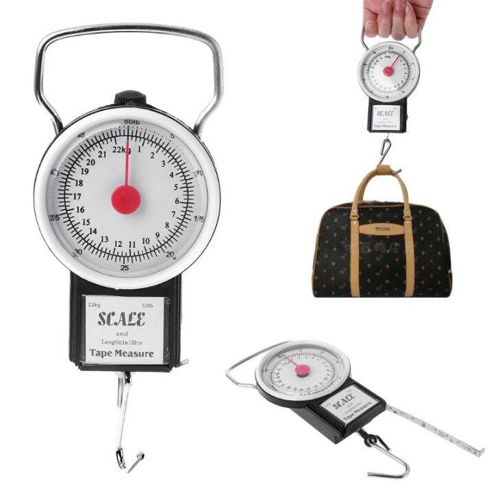 Portable Luggage/Fishing Hanging Scale With Tape Measure Multi-Purpose ...