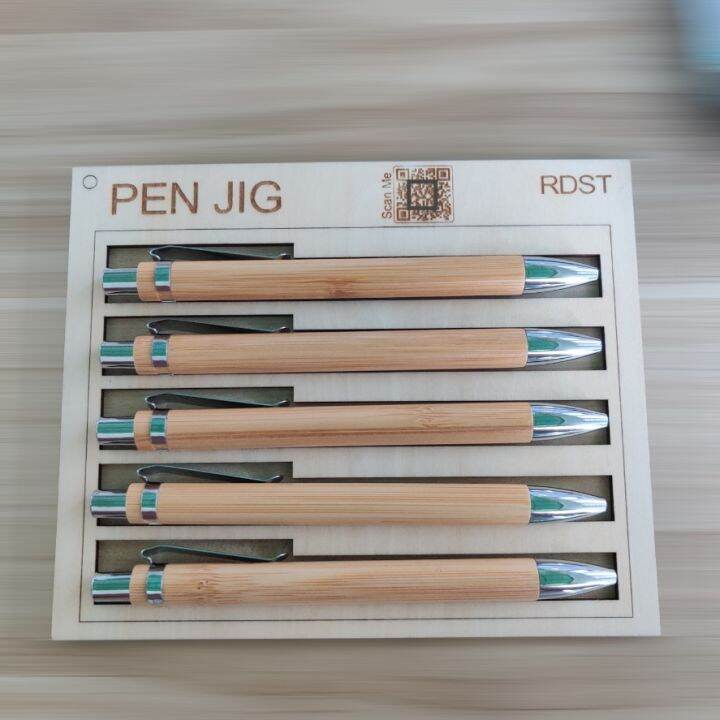 Pen and Pencil jig for laser engraving wood jig with digital lightburn ...