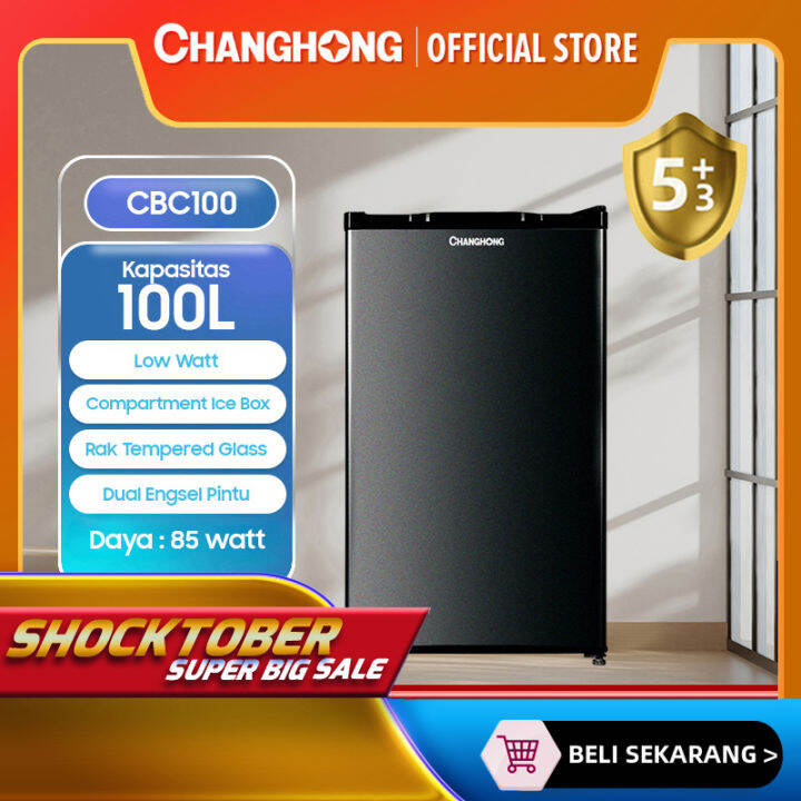 Changhong Kulkas 1 pintu (Refrigerator) Lemari Es Kapasitas 100 Liter ...