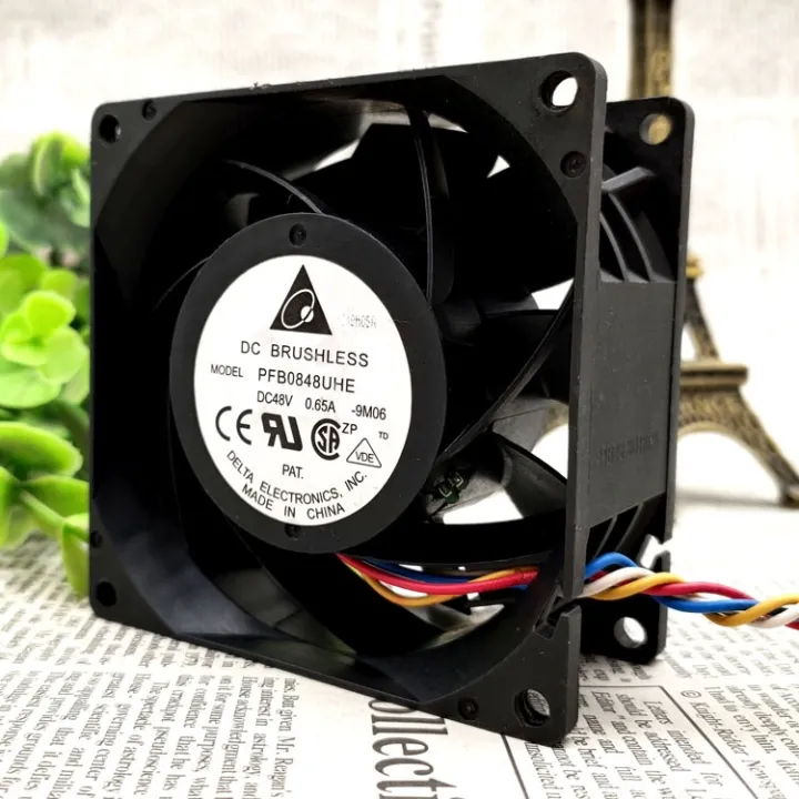 Delta/Delta PFB0848UHE 8038 48V 0.65A 8ซม./ซม. Server Cooling Fan | Lazada.co.th