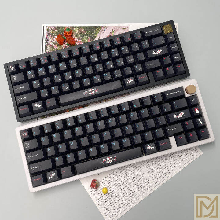 GMK Zen Pond Keycap PBT Cherry Dye Sub 129pcs Fit All Layout Mechanical ...