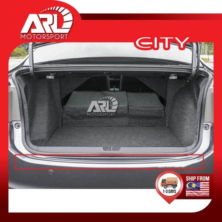 Honda City GM6 T9A 6th Gen Rear Bumper Guard Trunk Sill Protector Rear ...
