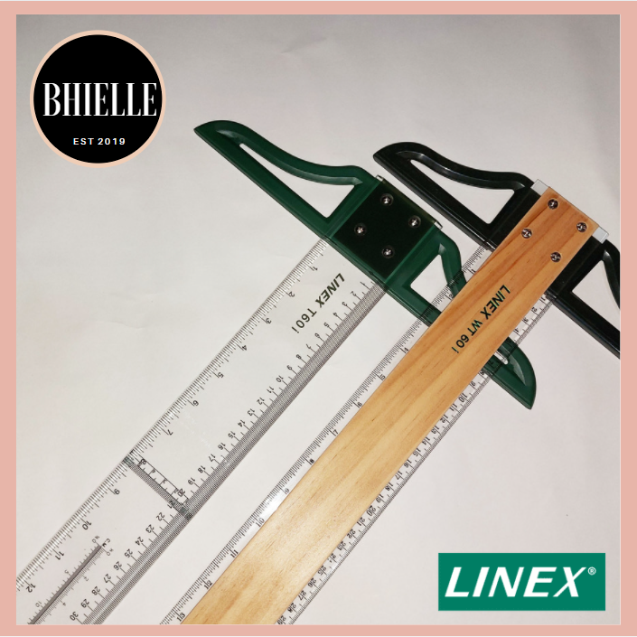 LINEX T-square 36 inches, Acrylic and Wooden T-square with bag | Lazada PH