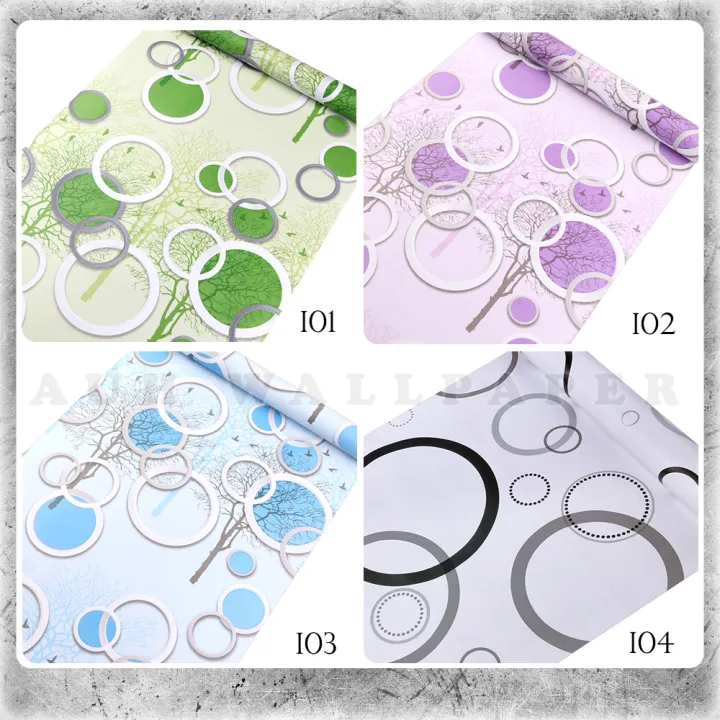 PVC WALLPAPER ABSTRACT PATERN I WATERPROOF SELF ADHESIVE 10 METER*45 CM ...