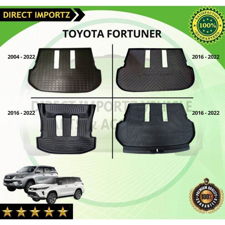 Toyota Fortuner 2005 to 2022 FORTUNER LOGO OEM Trunk Tray 4 VERSIONS ...