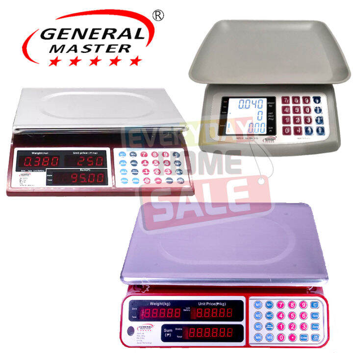 General Master Price Computing Scale 10kg / 30kg | Lazada PH