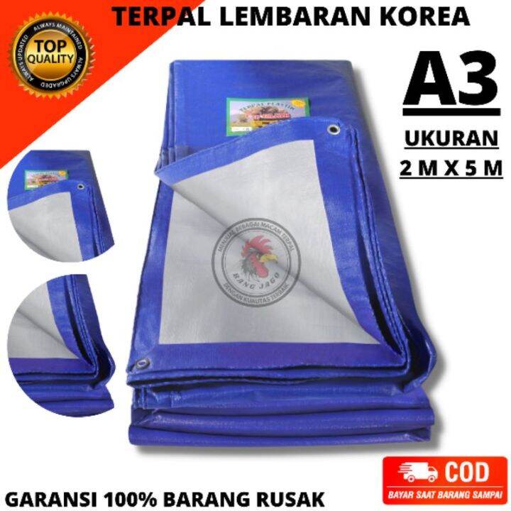 Terpal Plastik Cap Naga Mas 2x5 Type A3 Terpal Jadi Multifungsi Biru ...