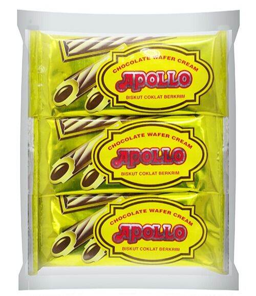 Apollo Chocolate Stick Wafer (15g x 12) | Lazada