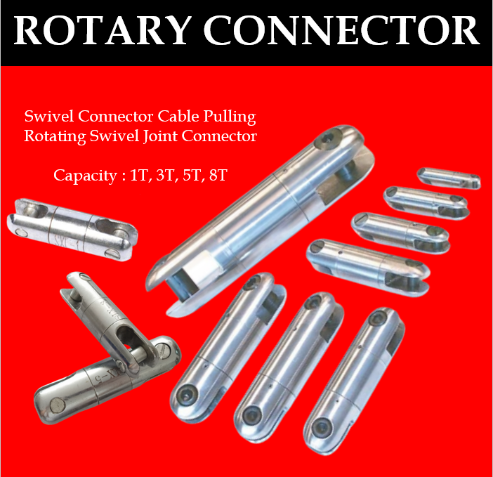 TOYU 1T-8T Rotary Connector Swivel Connector Cable Pulling Swivel ...
