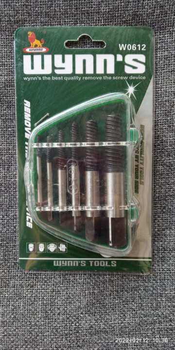 WYNN'S 6 PIECE SCREW EXTRACTOR SET (W0612) | Lazada PH