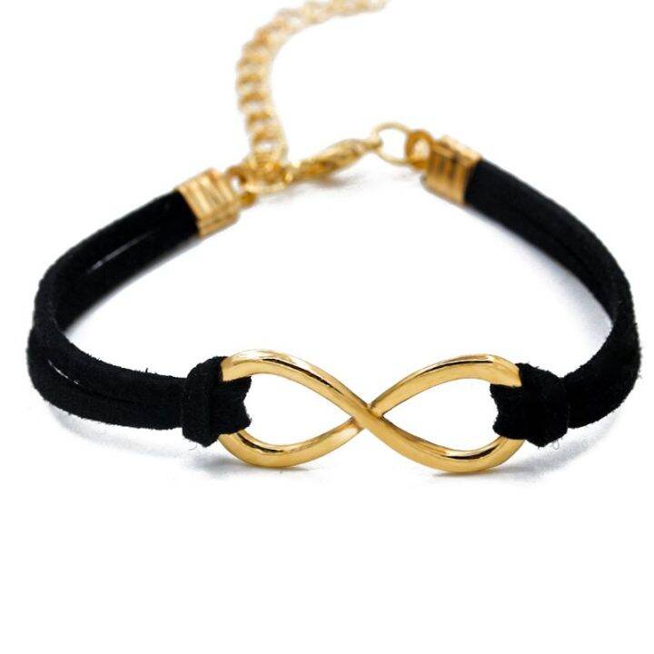 Number 8 Symbol Infinity Love Symbol Handmade Leather Wristband ...