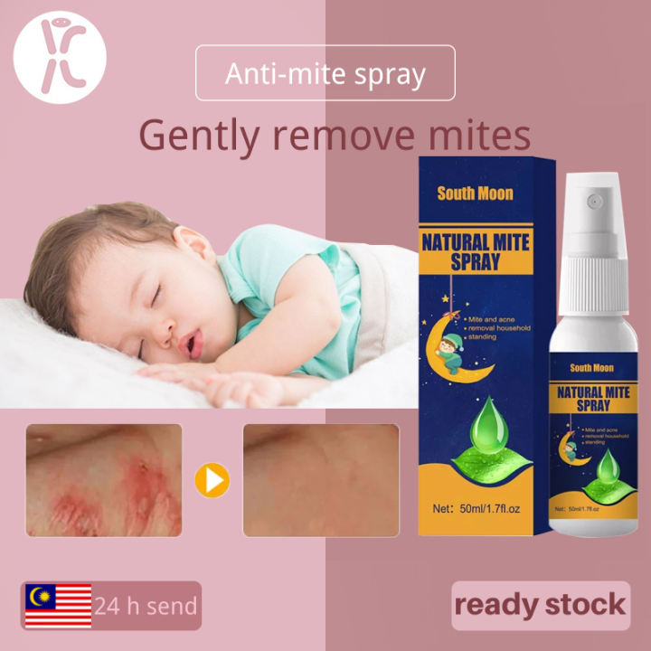 Anti mite spray 50ml, human body safety suit, gently remove bed worm ...