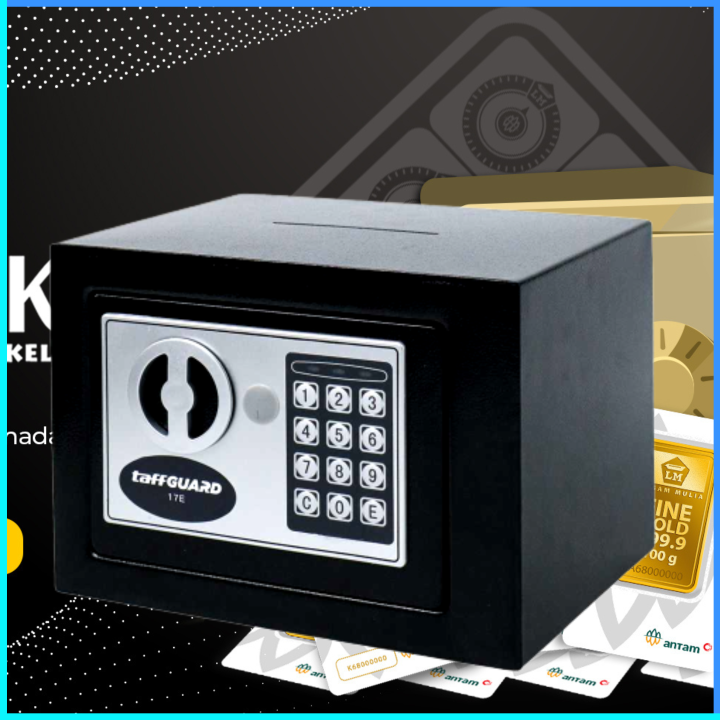 COD TaffGUARD Kotak Brankas Hotel Mini Password Deposit Box 4.6L ...
