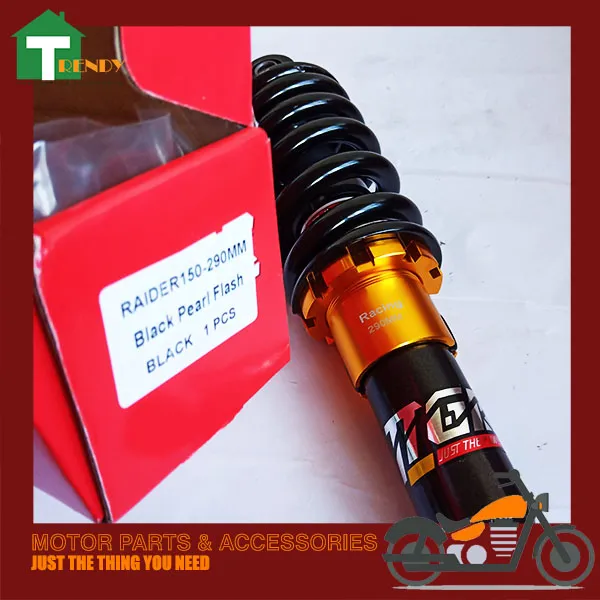 TTGR Rear Shock Raider 150 290mm Black Pearl Flash - Black | Lazada PH