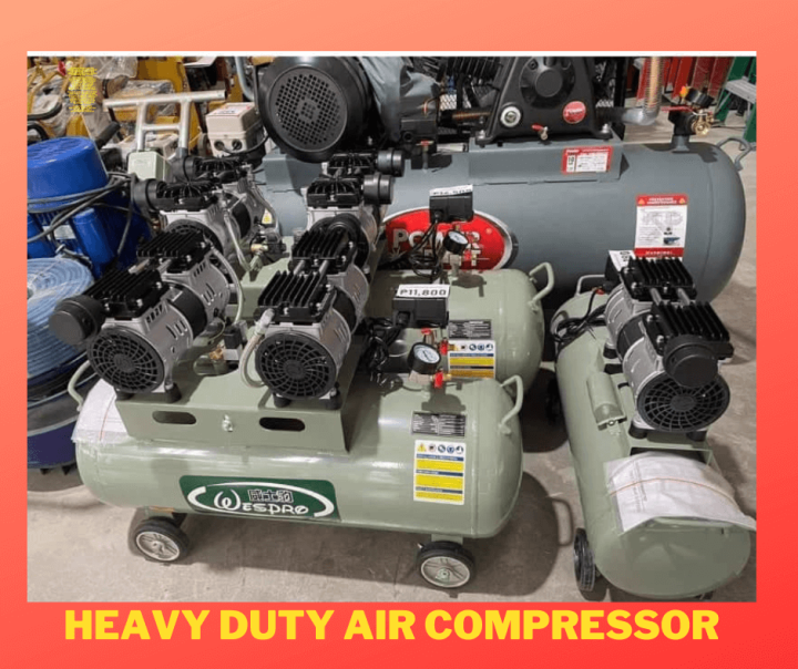 Air Compressor heavy duty 3/4HP Motor W/ Air hose & Air Duster Gun ...