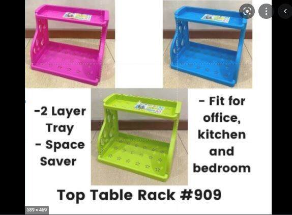 TABLE RACK 2LAYER MULTIPURPOSE RACK DISH RACK ORGANIZER 909-2LAYER ...