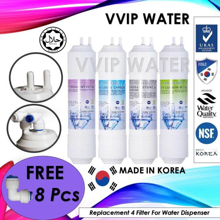 K PRO Alkaline Filter ( Korea ) - 4 pcs - 11" Replacement Water Filter ...