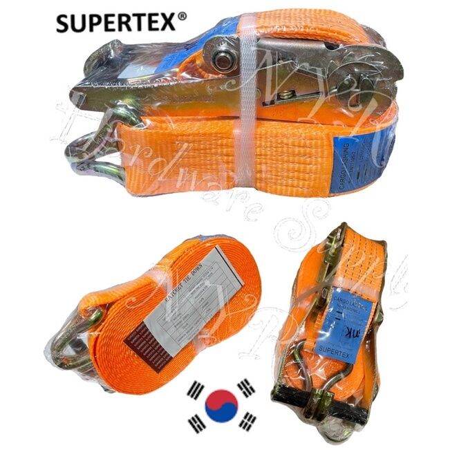 SUPERTEX KOREA Ratchet Tie Down 2”x10mtr 5TON With Certificate ...