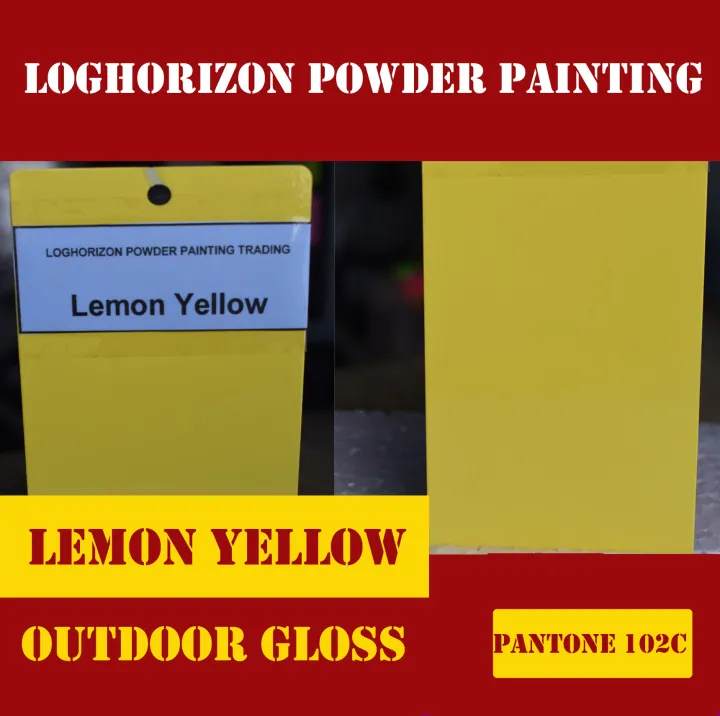 Powder Coating Powder - 1kg LEMON YELLOW | Lazada PH