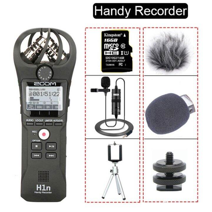 Original ZOOM H1N Handy Recorder DSLR Audio Video Interview Stereo ...