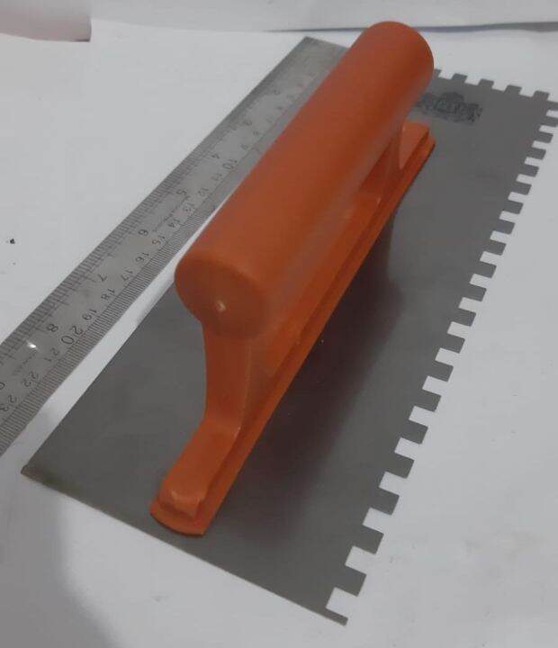 Laskam besi bergerigi/ Alat Acian Semen/Tower Plester/LASKAM PVC GERIGI ...