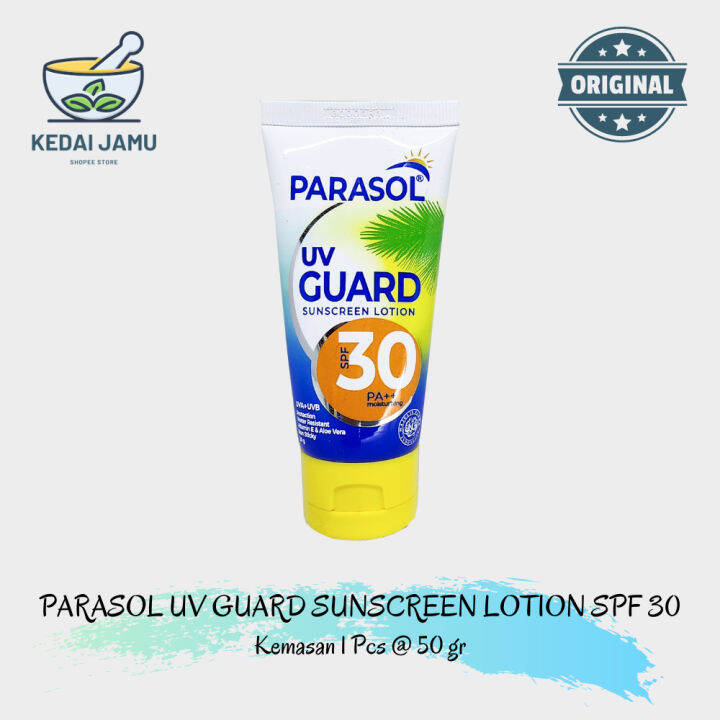 Parasol UV GUARD Sunscreen Lotion SPF30 ukuran 100 gram | Lazada Indonesia