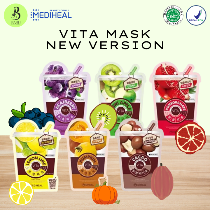 ⛄️BARU⛄️ [PALING MURAH!!] MEDIHEAL VITA ADE MASK (Vitamax Sheet Mask ...