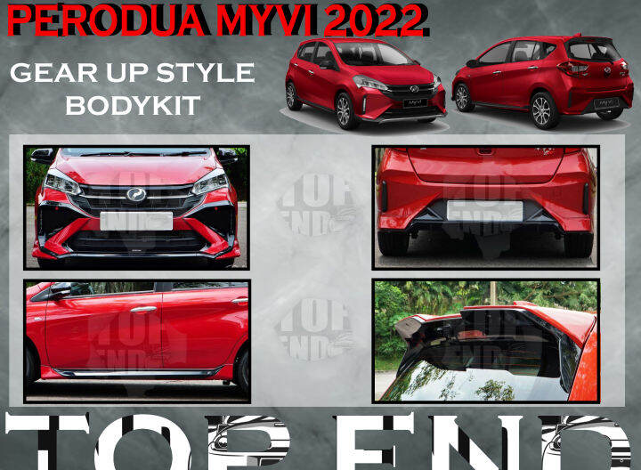 PERODUA MYVI 2022 FACELIFT GEAR UP FULLSET BODYKIT (GU) GEAR UP ACE ...